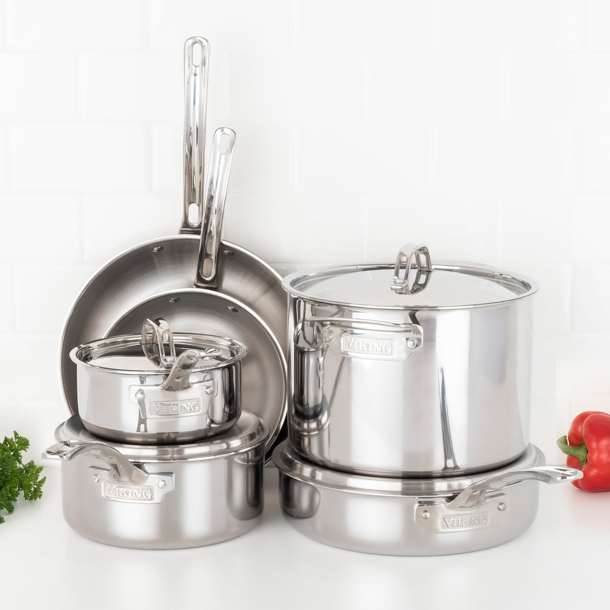 3-Ply Stainless Steel Cookware