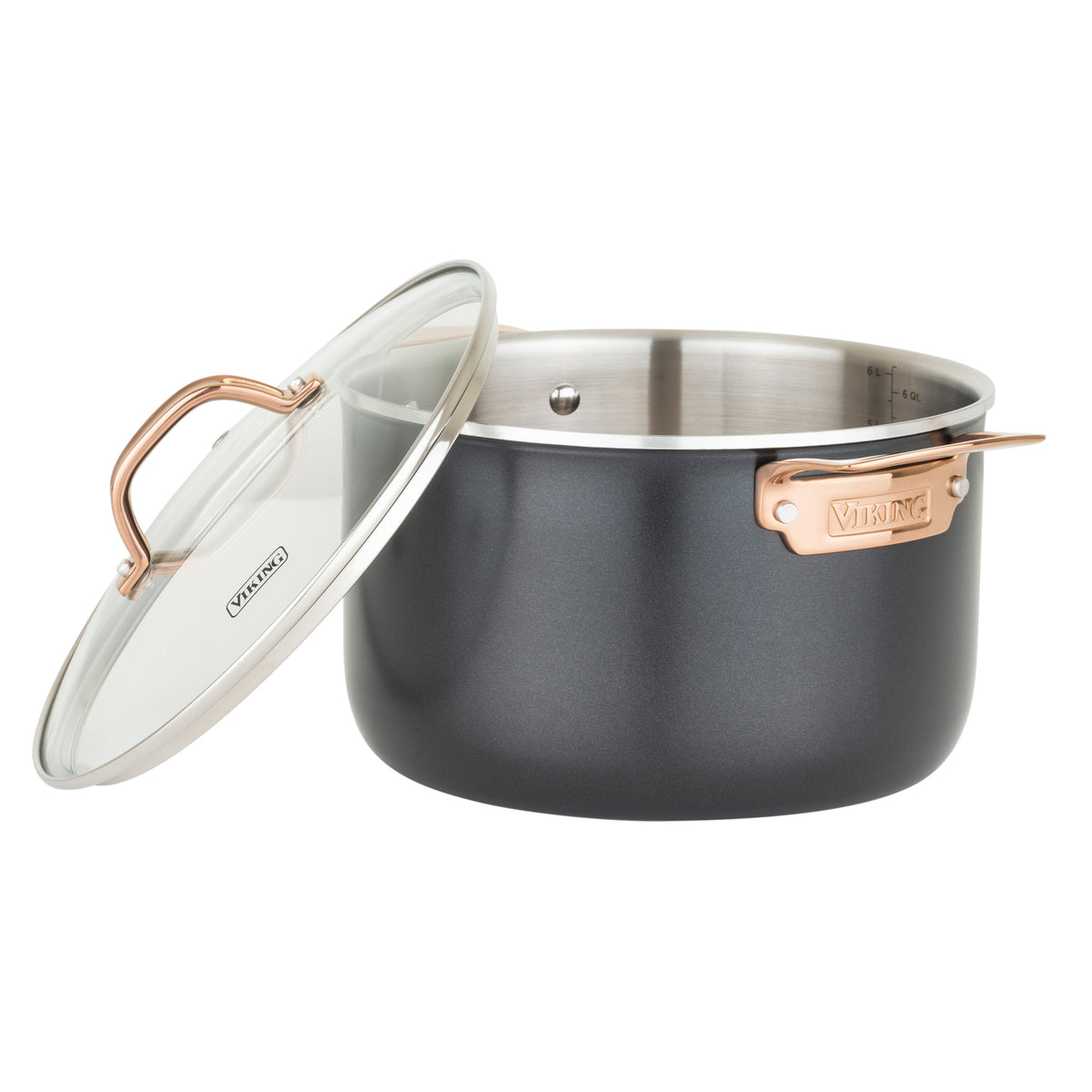 Cast Black and Copper Cookware with Stainless Steel Interior | Viking
