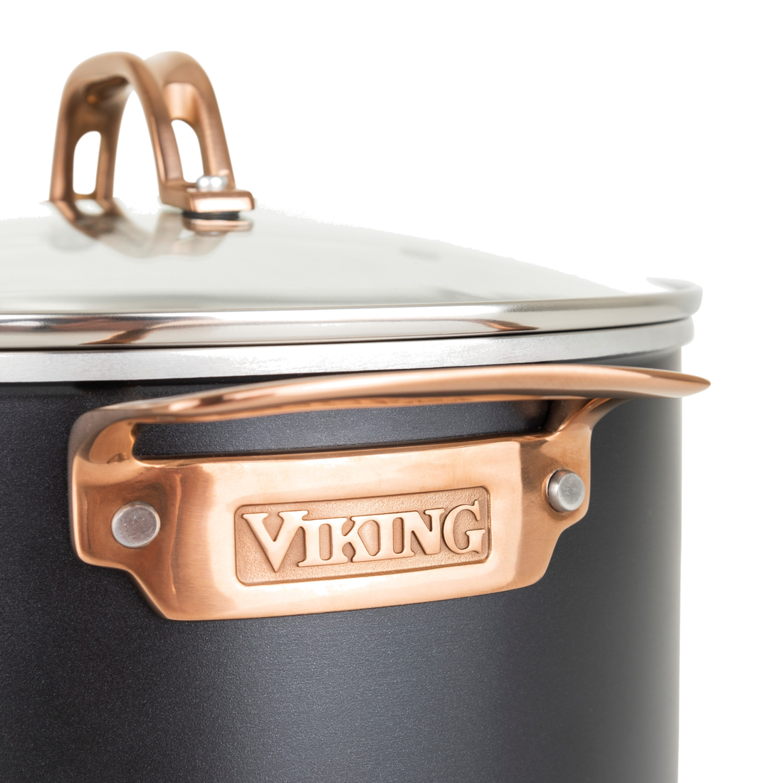 Cast Black and Copper Cookware with Stainless Steel Interior | Viking
