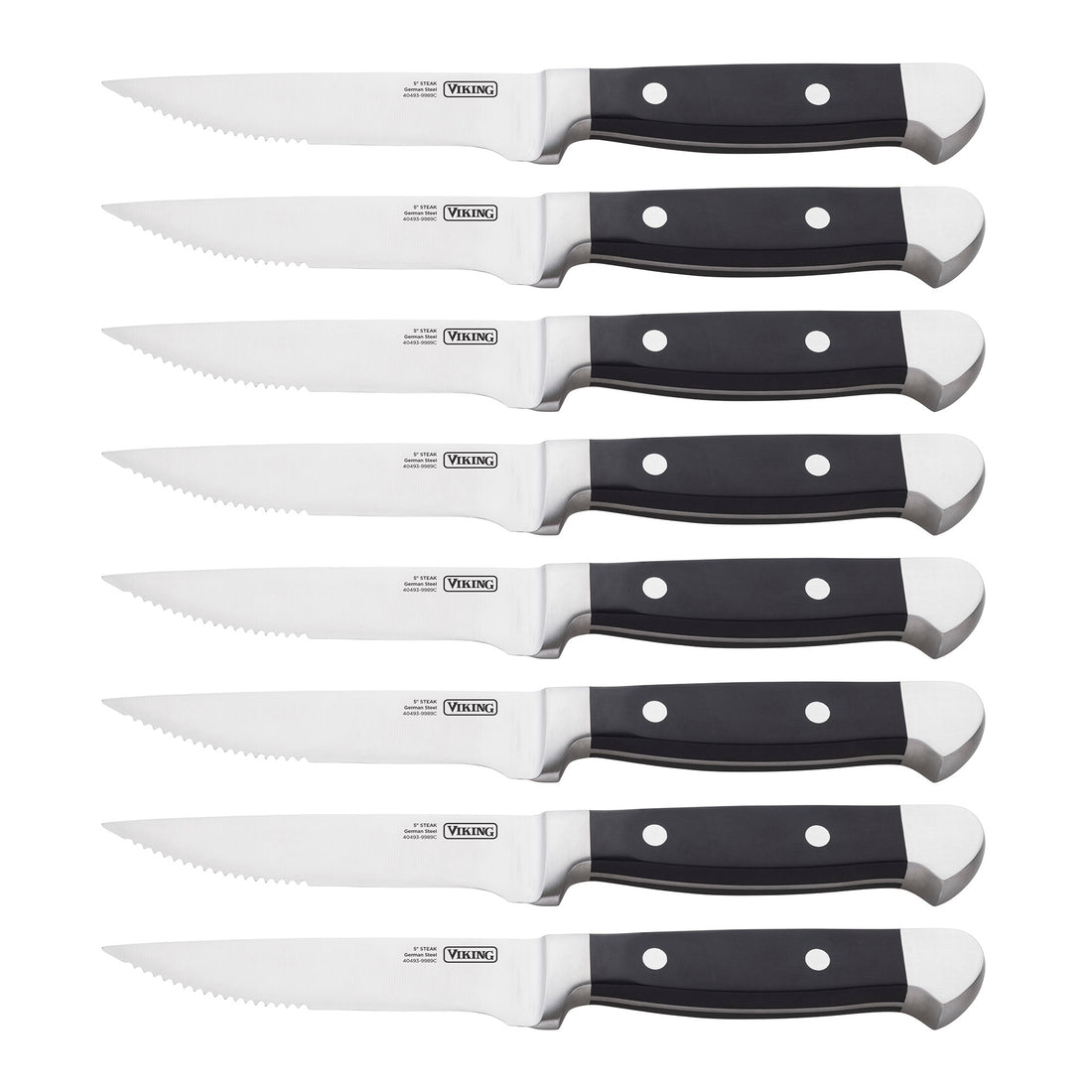 Viking Steakhouse 8-Piece Steak Knife Set with Gift Box